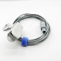 China Edan Adult Spo2 Sensor 6pin Connector 60 Degree 3m TPU Jacket Cable for sale