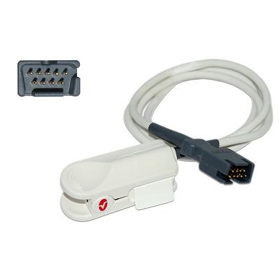 China Adult  Finger Clip Spo2 Sensor LNCS DCI 1863 9pin Connector 0.9m for sale