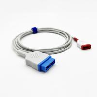 China 4085 GE RD Rainbow SET SpO2 Adapter Cable 11pin Dual Keyed GE Connector for sale