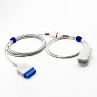 China 4085 GE RD Rainbow SET SpO2 Adapter Cable 11pin Dual Keyed GE Connector for sale