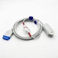 China 4085 GE RD Rainbow SET SpO2 Adapter Cable 11pin Dual Keyed GE Connector for sale