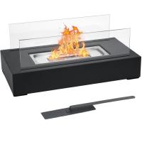 China Portable Ventless Indoor Bioethanol Fireplace Metal Tabletop for sale