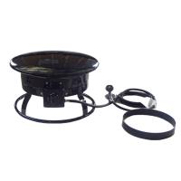 China Outdoor Camping Carbon Portable Propane Gas Fire Pit With Cover & Carry Kit for sale