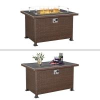 China 44in 50000 Btu Propane Fire Pit Table Auto Ignition for sale