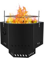 China Stove Bonfire Stainless Portable Smokeless Fire Pit 20.39