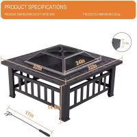 China 32inch Premium Outdoor Barbecue Fire Pit Large Bonfire Wood Burning for sale