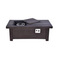 China Outdoor Square 50,000 BTU Fire Pit Table Customed Size And Color for sale