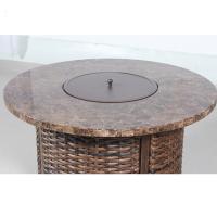 China Garden 42'' Round Granite Propane Gas Fire Pit Burner For All - Season for sale