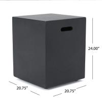 China Concrete Burning Outdoor Gas Firepit Patio Furniture 40