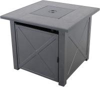 China 40,000 BTU Outdoor Gas 30'' Square Fire Pit Table With Easy-Access Door for sale