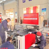 China PLC Control System 7.5KW Sheet Metal Panel Benders 1 Year Warranty for sale