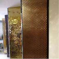 China Slit Edge 316L Stainless Steel Panel Sheet 2000mm Mirror Decoration Water Wave for sale