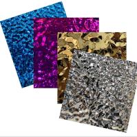 China 0.25mm Stamped Water Wave Stainless Steel Panel 316L Ripple Sheet For Ceiling for sale
