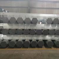 China MS ERW Hollow Steel Pipe Hot Dip Galvanized Steel Pipe ASTM A106 A36 A53 1.0033 BS 1387 for sale