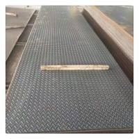 China ASTM A572 Ms Hot Flat Plate Metal Carbon Steel Checkered Diamond Sheet for sale