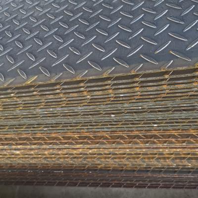China ASTM A572 Ms Hot Flat Plate Metal Carbon Steel Checkered Diamond Sheet for sale
