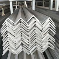 China Hot Rolled 201 304 316L 430 Stainless Steel Unequal Equal Angle Steel Bar for sale