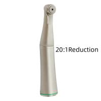 China Best Inner Water Spray 20:1 Contra Angel Low Speed Dental Reduction Implant Handpiece With LED for sale