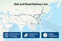 China Safe International Rail Freight Forwarding Full Territory Coverage Railway Transport Services for sale