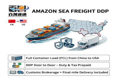 China 24/7 Multilingual Amazon FBA Fulfillment Door To Door DDP Service Real Time Tracking for sale
