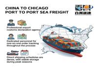 China China to Chicago FCL Shipping Line with Ocean Freight Forwarding Services for sale