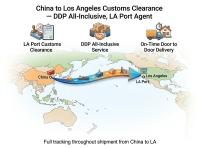 China China To Los Angeles Customs Clearance DDP All-Inclusive LA Port Agent for sale