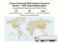 China China To Savannah USA Customs Clearance Service DDP Cargo Shipping Agent for sale