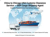 China China to Chicago USA Customs Clearance Service DDP Cargo Shipping Agent for sale