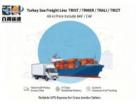 China Turkey Sea Freight Line TRIST / TRMER / TRALI / TRIZT All-in Price Include BAF / CAF for sale