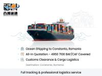 China Constanta Romania Ocean Shipping All In Quotation BAF / CAF Covered Cargo Logistics for sale