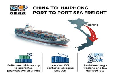 China Competitive Rate Ocean Cargo Logistics with Stable Weekly Sailing from China to Haiphong for sale