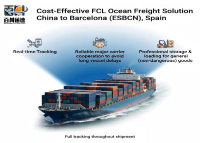 China Cost-Effective FCL Ocean Freight with 24/7 Multilingual Support and 30-45 Days Transit to Barcelona for sale