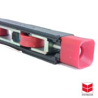 China Zinc Alloy Sliding Door And Window Guide Rollers For CLJ Aluminium BLACK GRAY BROWN for sale