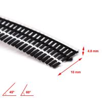 China Multi Angle Tilt Screen Wool Pile Brush Seal for Durable Aluminum Doors and Windows Weather Stripping for sale