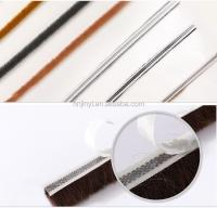 China Sliding Window Pile Weather Strip in BLACK/GRAY/BROWN/WHITHE/OTHER Colors for Improved Energy Efficiency for sale