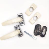 China Door And Window Casement Aluminium Handles WHITHE Colors Customizable for sale