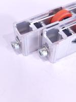 China BROWN High Load Bearing Door Window Roller For Aluminum and Zinc Alloy for sale