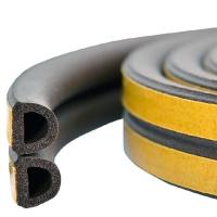 China Modern Apartment Window Weather Strip Self Adhesive Rubber Seal Strip Long Lasting for sale