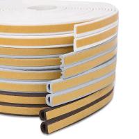 China Modern Apartment Window Weather Strip Self Adhesive Rubber Seal Strip Long Lasting for sale