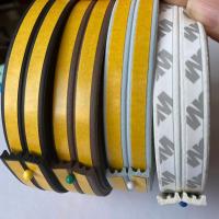 China Customized D Shape Self Adhesive Rubber Seal Door Window Weather Strip for Apartment Soundproofing for sale