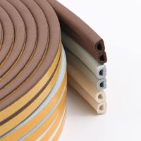 China Customized D Shape Self Adhesive Rubber Seal Door Window Weather Strip for Apartment Soundproofing for sale