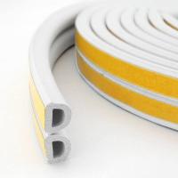 China Doors And Windows Self Adhesive EPDM Sponge Rubber Sealing Strip in Colors with Pile Height of 3-25mm and Width of 3-50mm for sale