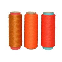 China Dope Dyed 65d/72f 100% Polypropylene Material Pp Yarn For Sports Wear Strength 6-7GD Pattern Dyed for sale