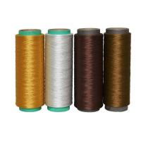 China Dope Dyed 65d/72f 100% Polypropylene Material Pp Yarn For Sports Wear Strength 6-7GD Pattern Dyed for sale