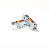 China Apartment Pvc Door Window Wheel Aluminum Bearing Sliding Roller GRAY Colors for sale