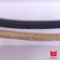 China CLJ Aluminum Alloy Door Frame Side Weather Stripping Brush for Apartment Pile Height 3-25mm Width 3-50mm for sale