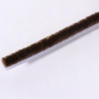 China Apartment CLJ Hair Brush Weather Stripping For Window Under Door Jamb Outdoor Automotive Seal Strip BLACK for sale