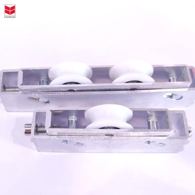 China Single Roller Aluminium Sliding Screen Window Pulley Customized For Apartment for sale
