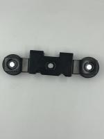 China Customized Door And Window Fittings Single Nylon Pulley Wheel V Groove Aluminium for sale