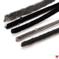 China CLJ Black Weatherstrip Mohair Strip for Dustproof Insectproof Soundproof Function 3-25mm Pile Height and 3-50mm Width for sale